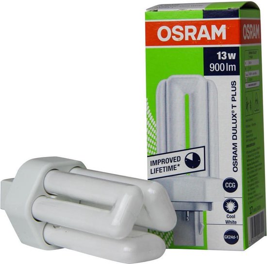 Osram DULUX T PLUS fluorescente lamp 13 W GX24d-1 Koel wit | bol.com