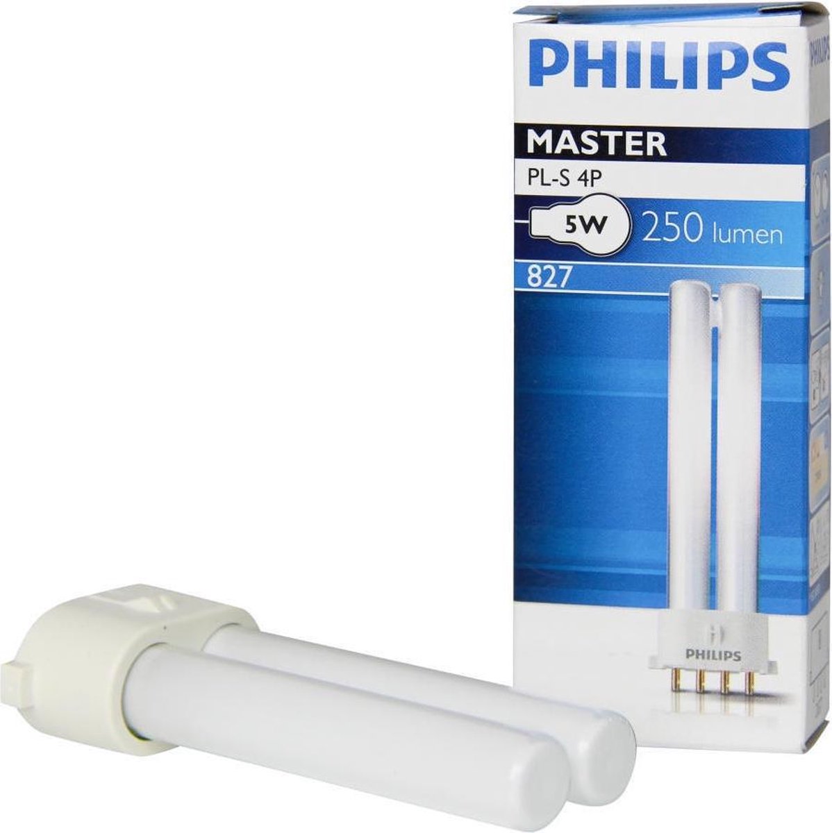 Philips MASTER PL-S 5W - 827 Zeer Warm Wit | 4 Pin | bol