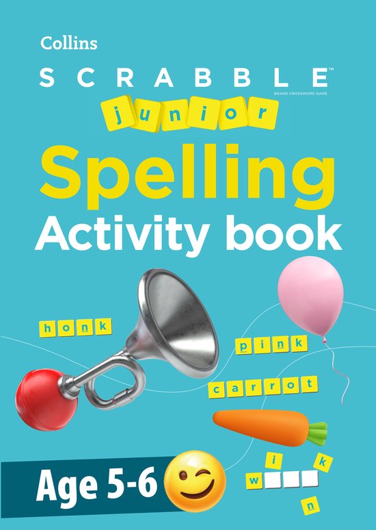 SCRABBLE™ Junior Spelling Activity book Age 5-6 | 9780008591151 ...