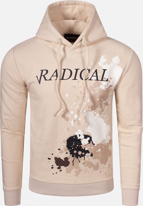 Radical hoodie radical paint black | sand | bol