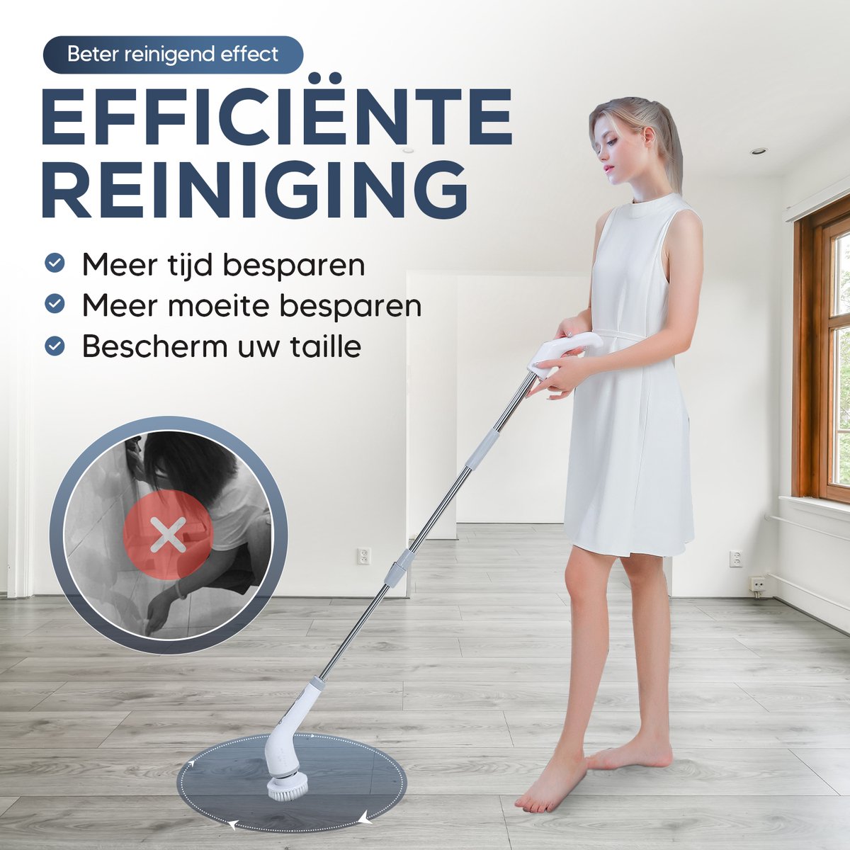 Royal WM - Elektrische Schoonmaakborstel - Elektrische Schrobber ...