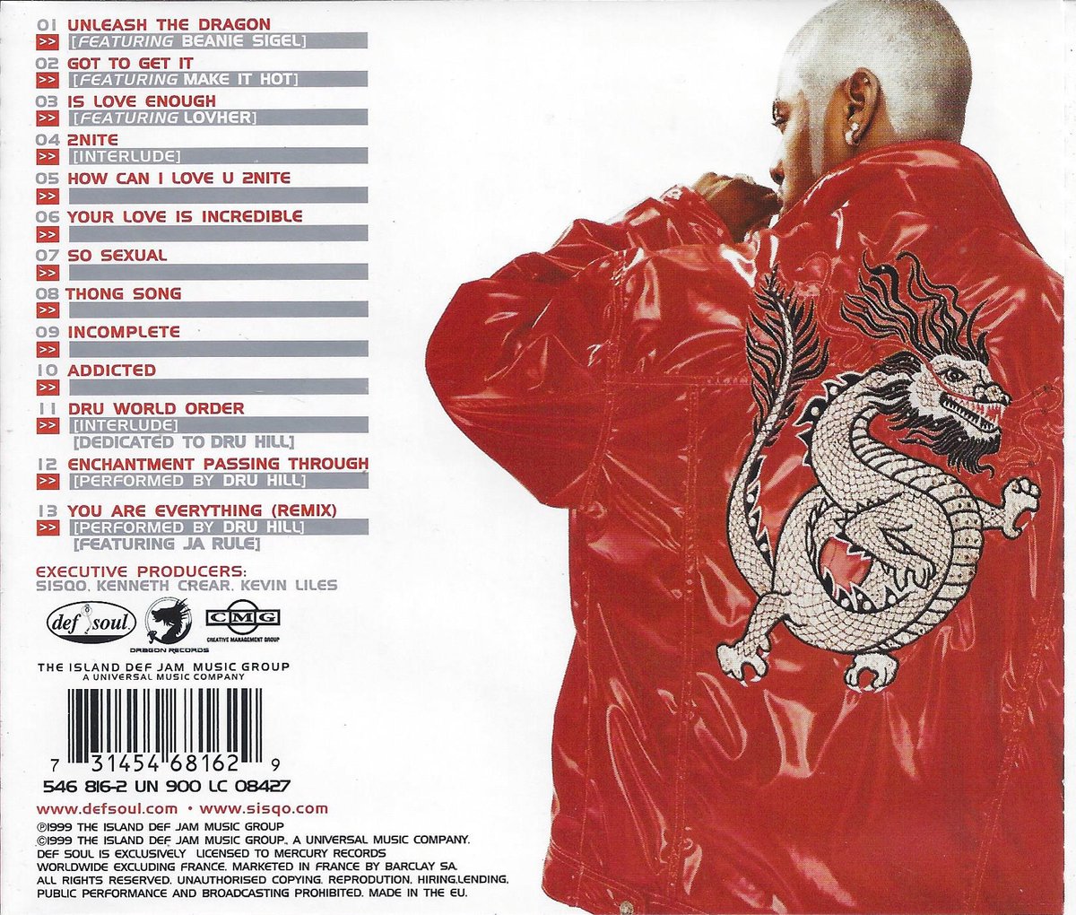 Unleash The Dragon, Sisqo | CD (album) | Muziek | bol