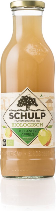 Schulp Appelsap Biologisch 6 x 0,75 liter | bol.com