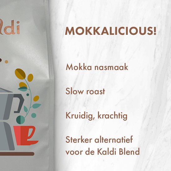 Kaldi Sicilian Espresso Blend - 500 Gram - Arabica/Robusta Blend ...