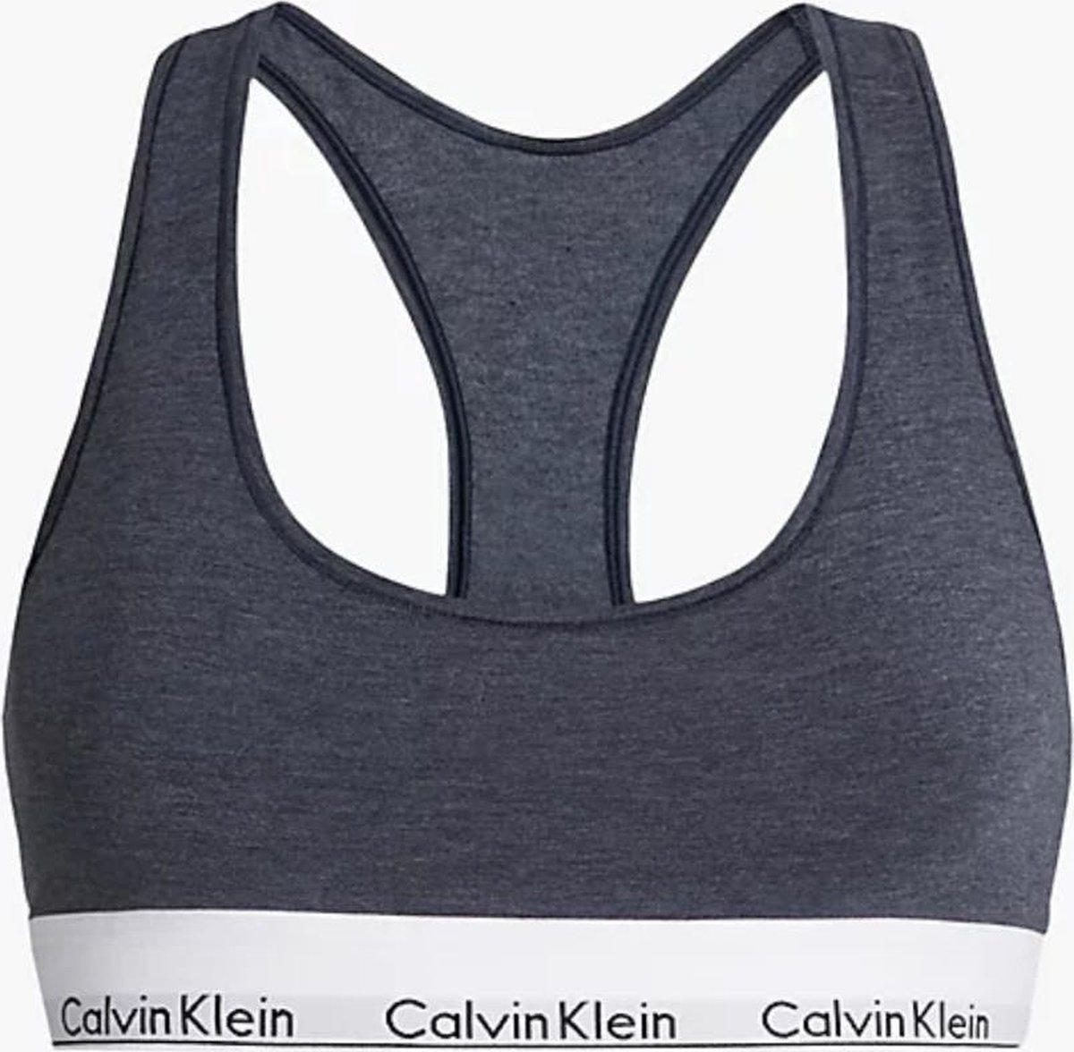 Calvin Klein Modern Cotton BH topje Blauw Katoen 40 | bol.com