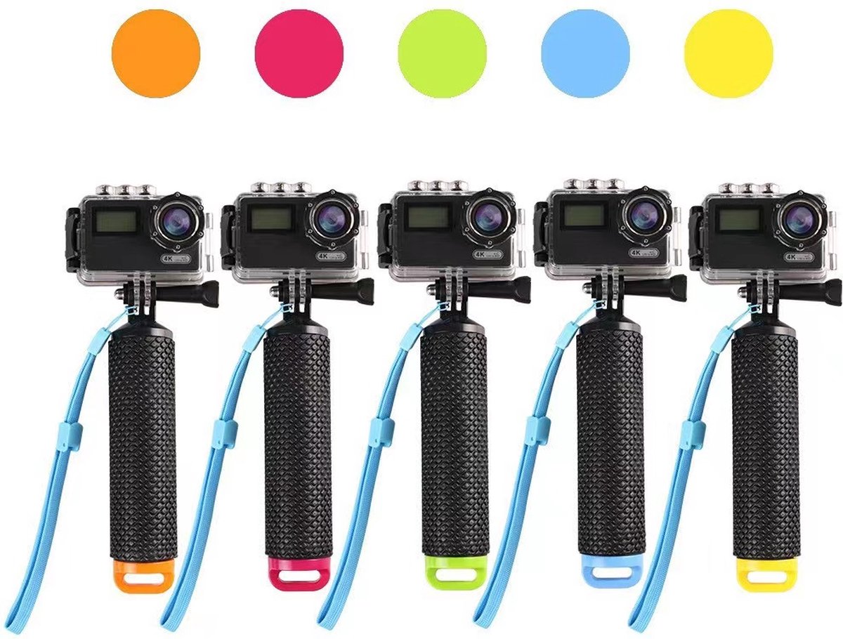 Garpex® Drijvende handgrip floater voor GoPro Bobber - Accessoire voor ...
