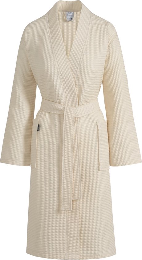 Vandyck badjas Biarritz cream tan - M | bol.