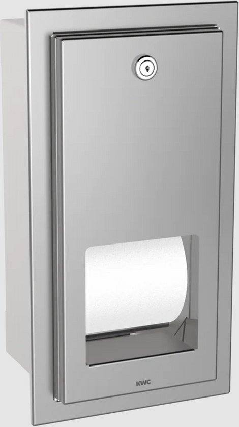 KWC WC-rolhouder RODX672E gemaakt van chroomnikkelstaal voor inbouw | bol