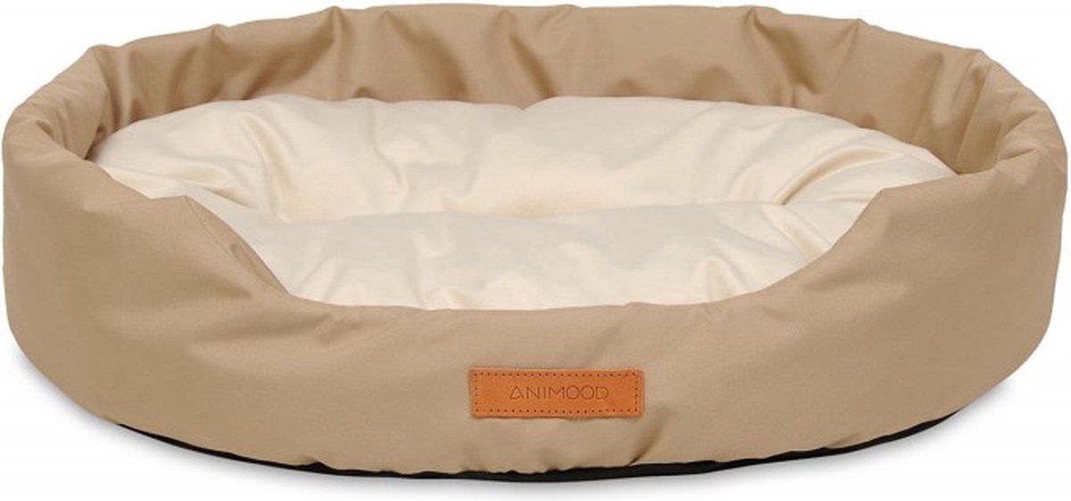 Animood Mia - Ovale honden- kattenmand Large - beige | bol.com