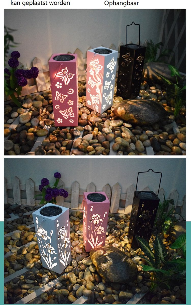 Solar Tafel Buitenlamp- Solar Tuinverlichting Zonne Energie met ...