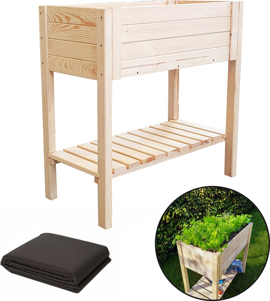 Finesse® - Table de culture de Luxe sur pieds INCL. TOILE A RACINES ...