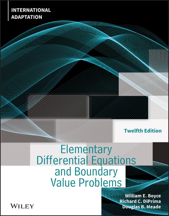 Elementary Differential Equations and Boundary Value Problems, International... | bol