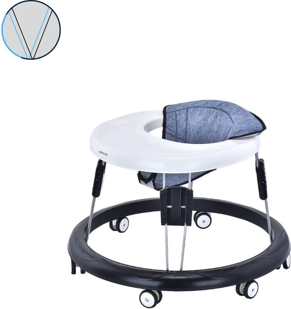 Loopstoeltje Baby – Loopstoel Stille Wielen - Looprek Baby Opvouwbaar ...