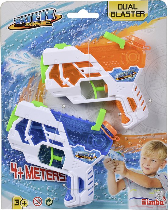 Simba - Waterzone Dual Blaster Set - Waterpistool | bol.com