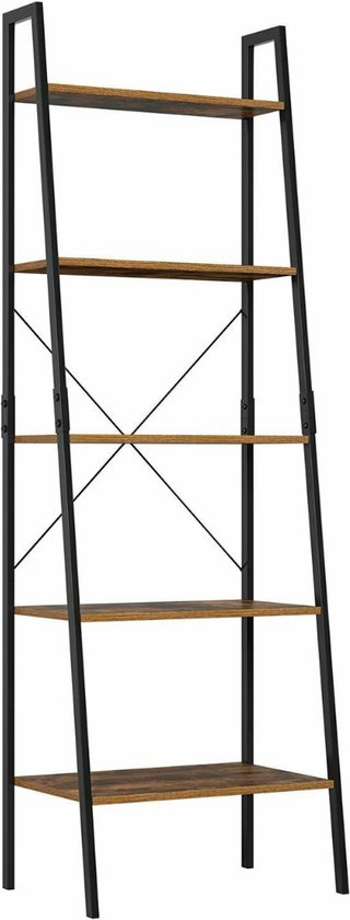 Boekenrek - Ladderkast - Ladderrek - Plantenkast - 56x38.5x171cm ...