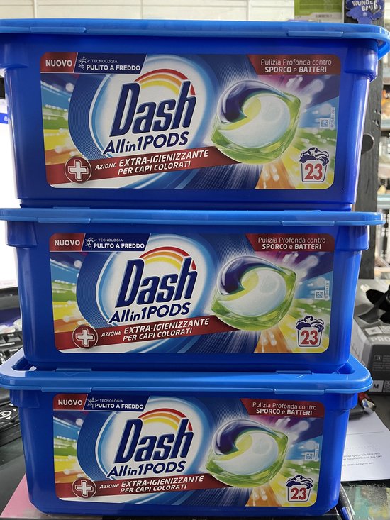 DASH ALL IN 1 pods LAVENDEL 69 pods (3 x 23) 69 wasbeurten | bol