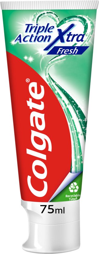 12x Colgate Tandpasta Triple Action Xtra Fresh 75 ml | bol