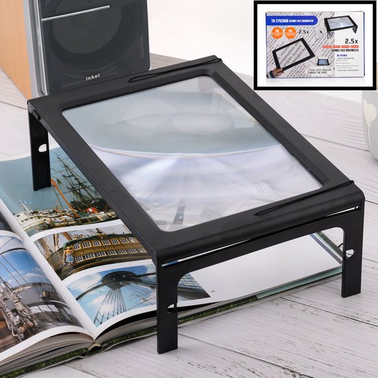 Tafel Loep - Vergrootglas met LED verlichting - Loep 2.5x ...