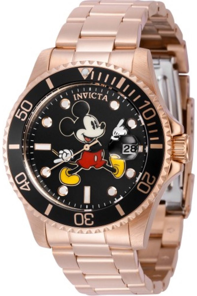 Invicta Disney - Mickey Mouse 41194 Quartz Herenhorloge - 40mm | bol.com