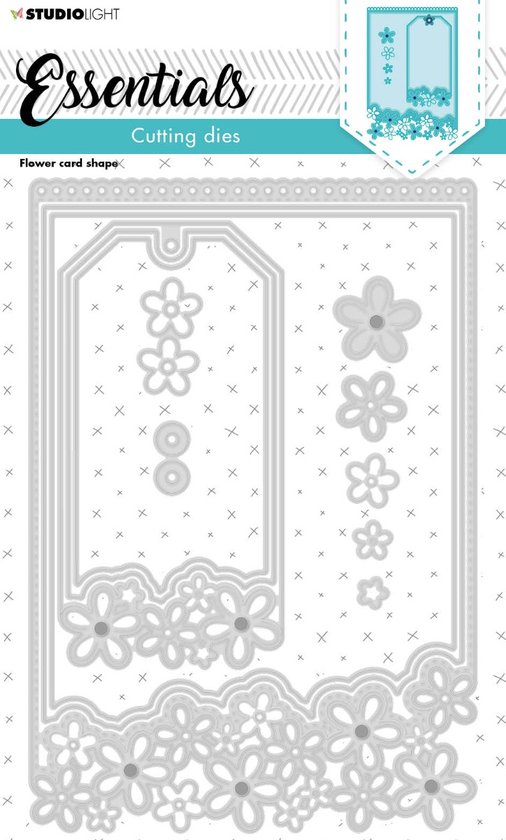 Studio Light Essentials cutting die Flower cardshape | bol