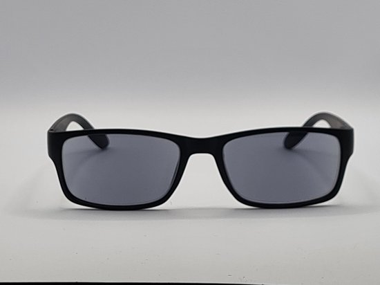 ZWARTE ZONNEBRIL OP STERKTE +3,5 met getinte grijze/zwarte lenzen, met ...