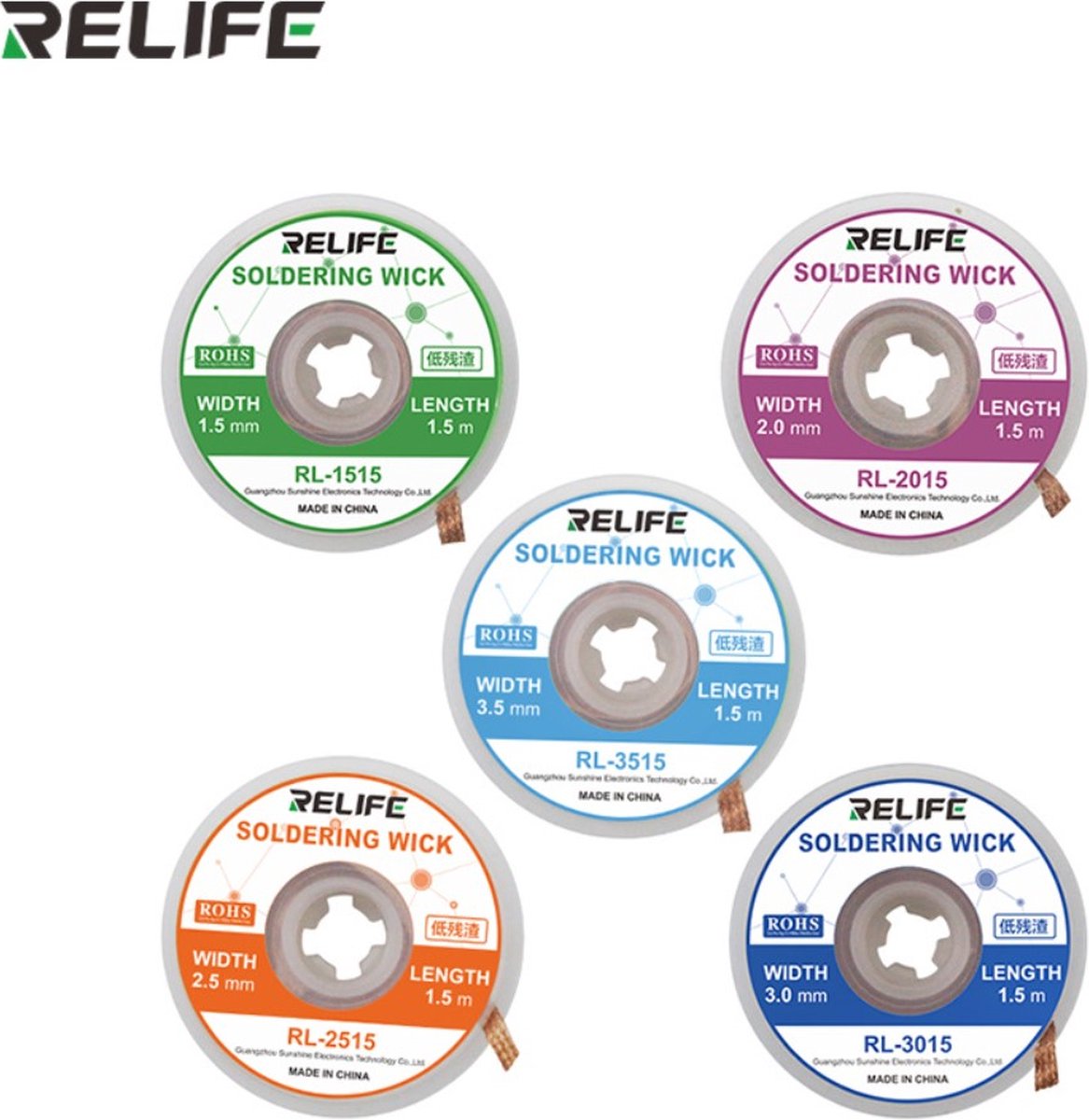 RELIFE RL-1515 - Soldeerlint - 1.5mm - 1.5 meter | bol.com