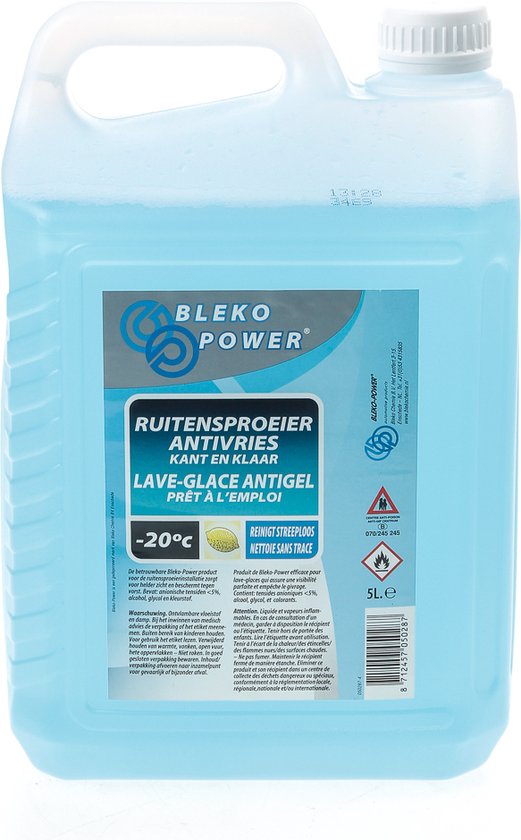 Bleko Power 5 liter Ruitensproeierantivries -20 | bol