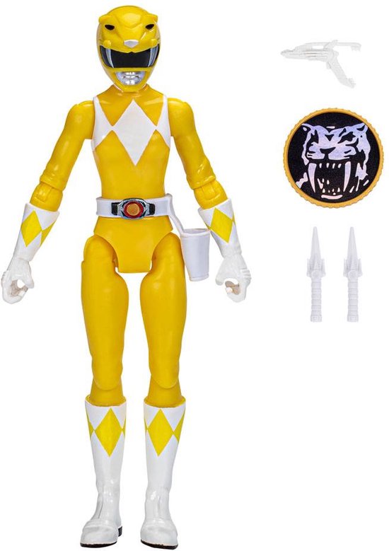 Power Rangers Action Figure Mighty Morphin Yellow Ranger 15 cm | bol.com
