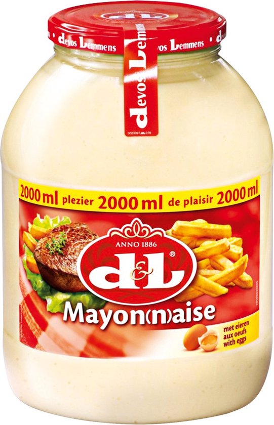 Devos & Lemmens Mayonaise - Pot 2 liter | bol