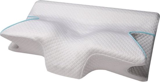 Hoofdkussen Tegen nek - en rugklachten - Traagschuim - Memory foam - Slaapkussen -... | bol.com