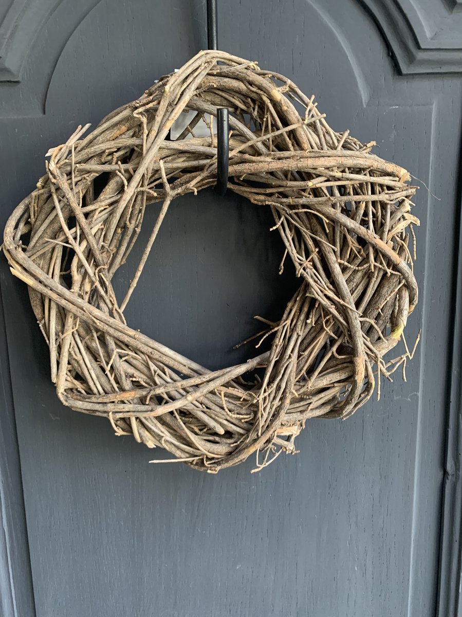 Le Bon Marche - Wijn Stok Krans - 30cm x 7cm dik - Houten Krans - Krans ...