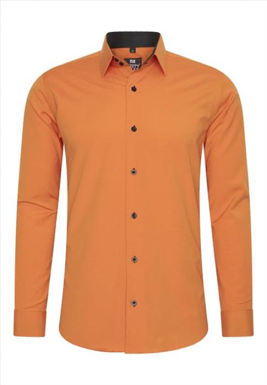 Heren Overhemd - Rusty Neal - Oranje - r-44 | bol
