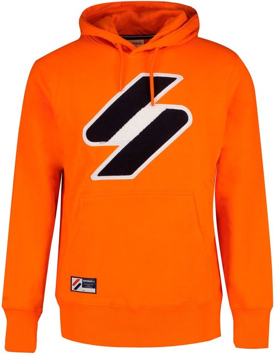 Superdry Code Logo Che Capuchon Oranje L Man | bol