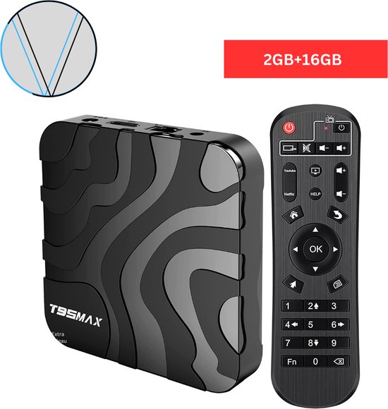 Iptv Box - Android Tv Box Avec Télécommande - Iptv Avec 18 GB De ...