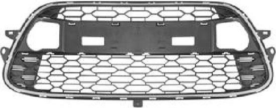 Citroen C3, 2009 - 2016 - voorbumpergrille, zwart/ chroom, - 2013 | bol.com