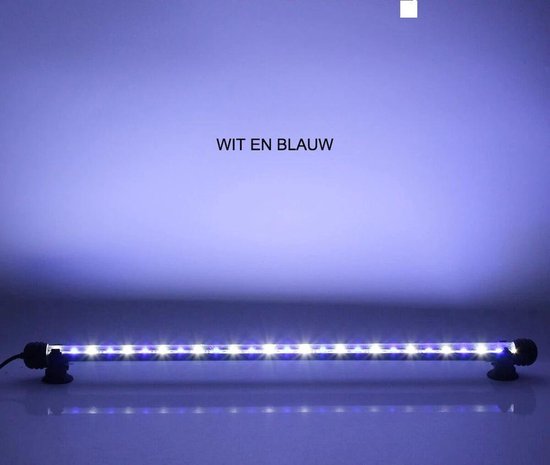 Aquarium Of Terrarium Verlichting– Onder Water Ledlamp – Blauw En Wit ...