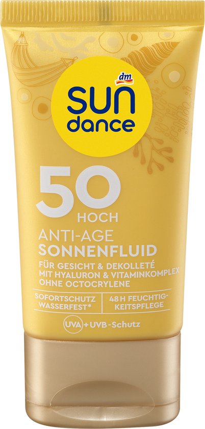 SUNDANCE Zonnebrand Gezicht Anti Age SPF 50, 50 ml | bol.com