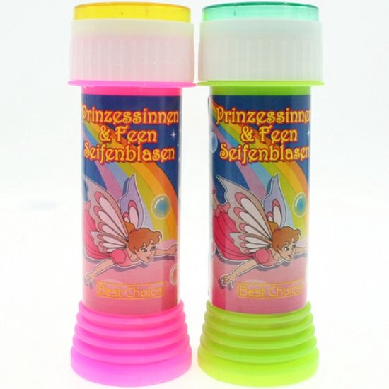 6x Bellenblaas prinses 60ml ideaal als traktatie voor een verjaardag ...