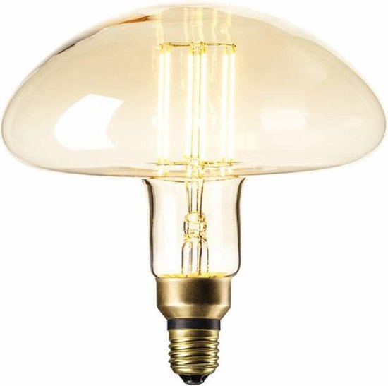Calex Calgary LED Lamp Gold - E27 - 600 Lm - Goud | bol