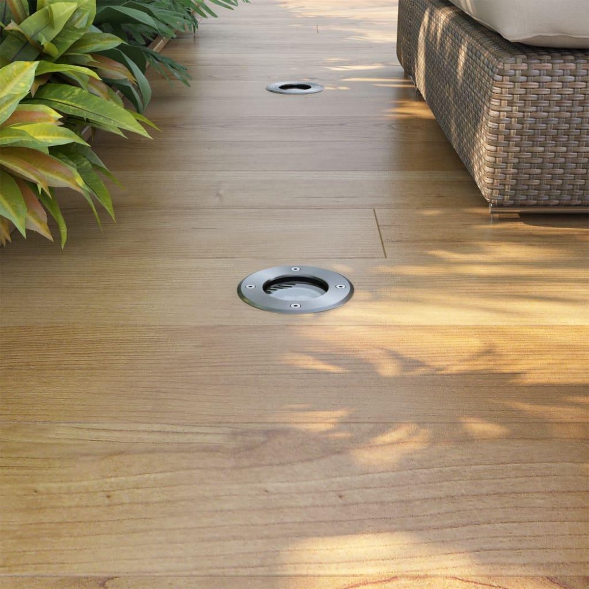 bol.com | vidaXL LED-grondspots buiten rond 3 st