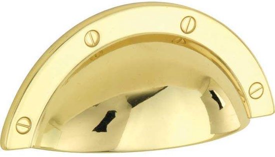 Schelpgreep Shell messing gelakt | bol