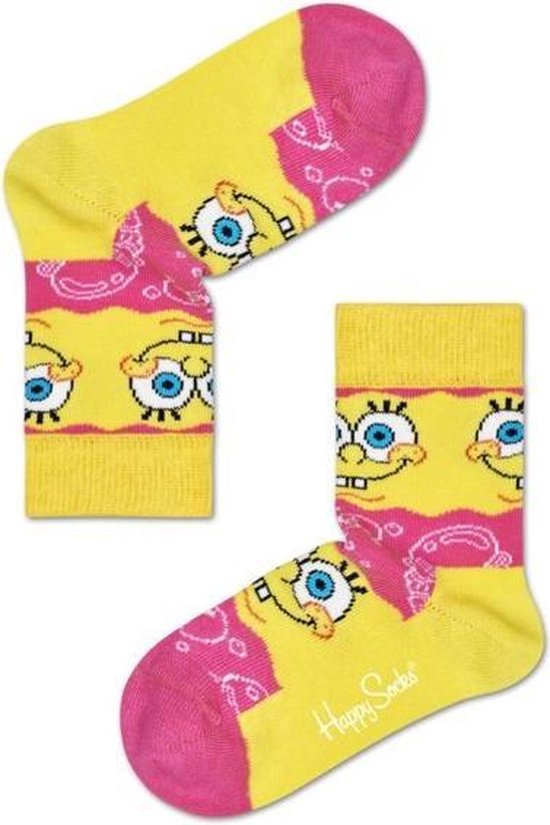 Happy Socks Sponge Bob Kids | Say Cheeseburger Sock, 0-12 mnd, Maat 13/ ...