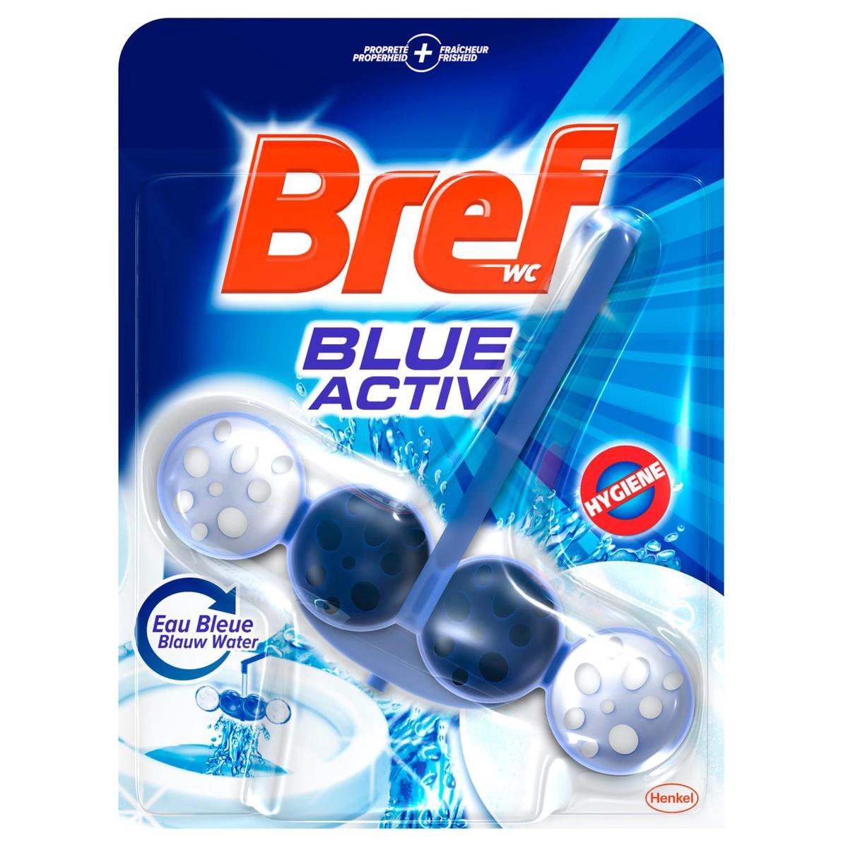 Bref Blue Active Hygiëne - 10 x 50 gr - WC Blok - Voordeelverpakking ...