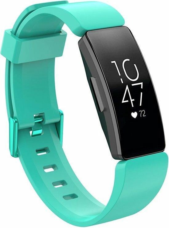 Fitbit Inspire (HR) Siliconen bandje |Turquoise|Premium kwaliteit| S/M ...