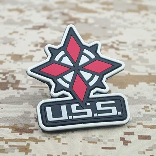 Umbrella Security Service USS Cosplay PVC patch embleem met klittenband ...