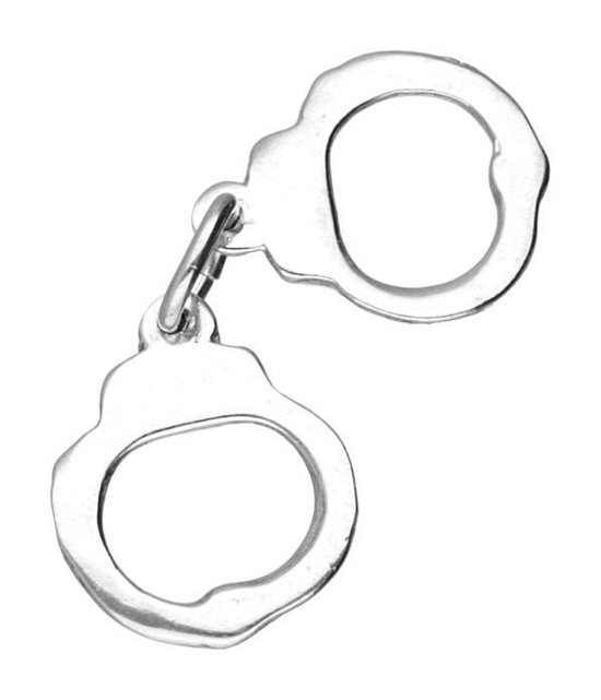 Zilveren Handboeien los ketting hanger | bol.com