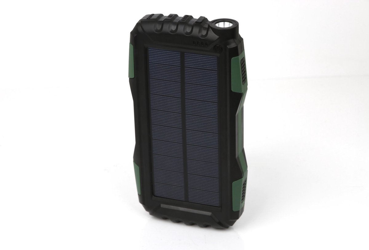 Soundlogic Solar Powerbank 20.000 mAh - Dual USB - Spatwaterdicht ...