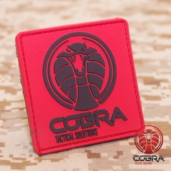 COBRA promotional 3D PVC patch embleem met velcro | bol.com