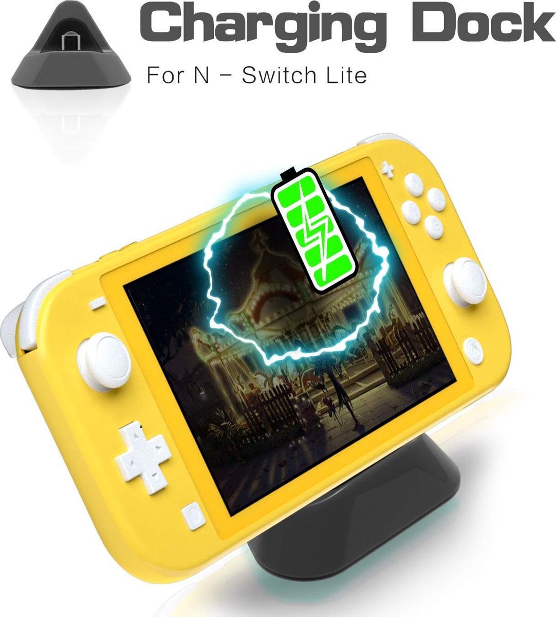 YONO Oplader Docking Station geschikt voor Nintendo Switch Lite ...
