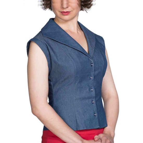 Dancing Days - SWEET SAIL Blouse - XS - Blauw | bol